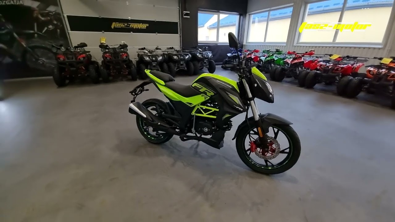 BARTON FR 4T 50ccm Sport motor (ÚJ) - Zöld-fekete - YouTube
