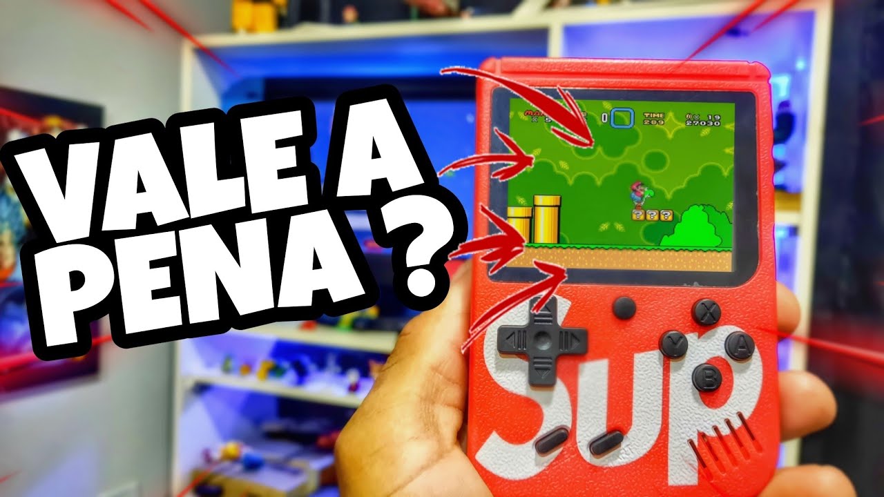 NOSTÁLGIA! MINI GAME, RETRÔ SUP COM 400 JOGOS, unboxing. - YouTube