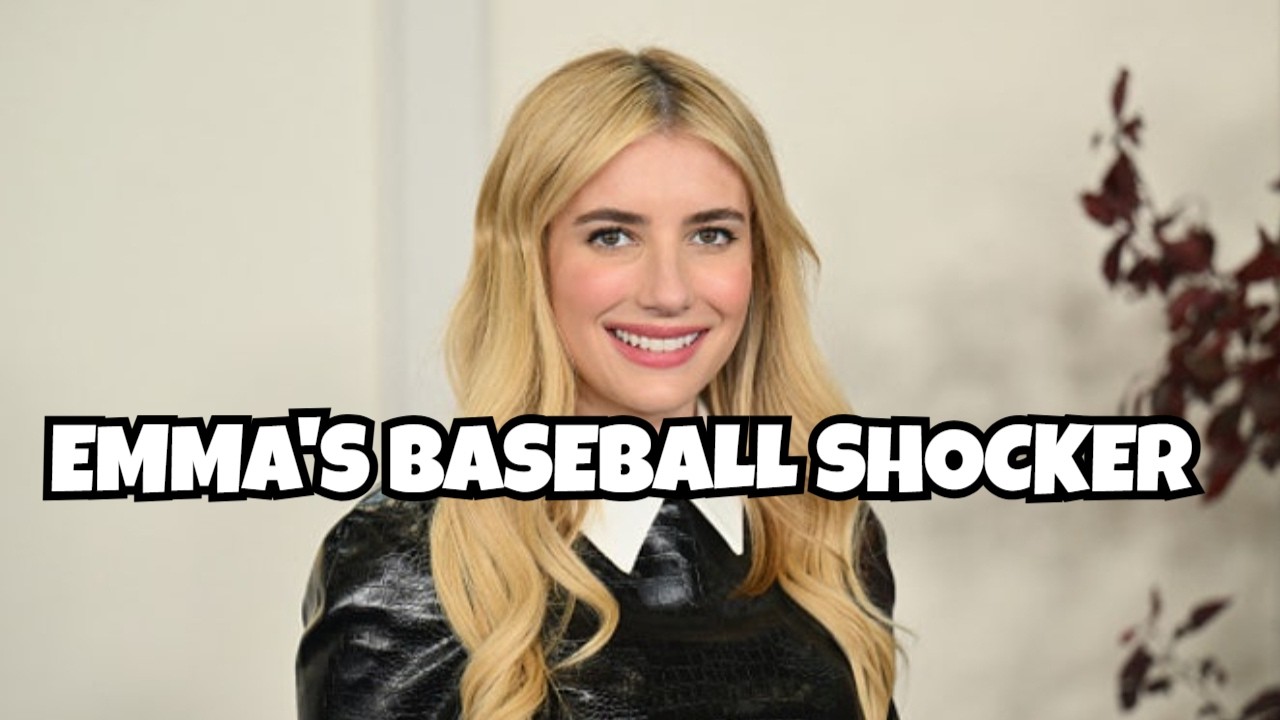 Hollywood Actress Emma Roberts Stuns After Pulling Rare MLB Card - YouTube