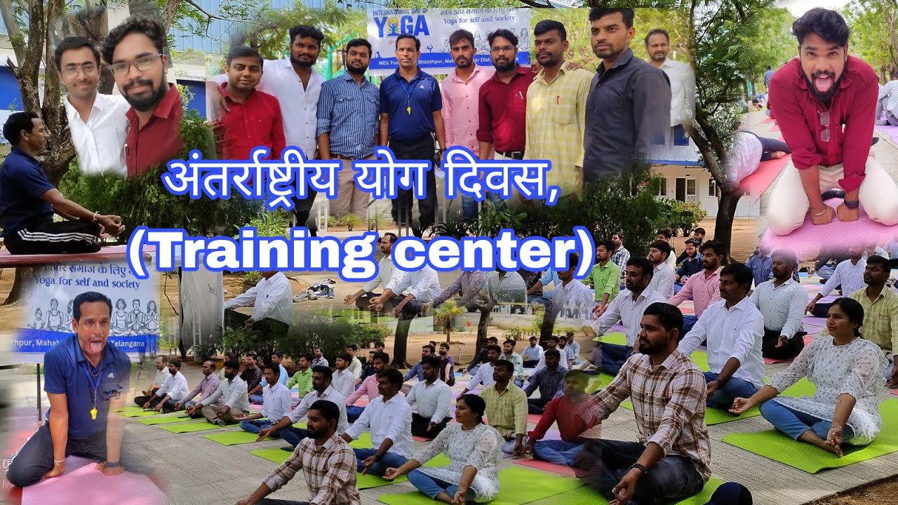 International YOGA Day... CELEBRATE in megha Engineering Training ...