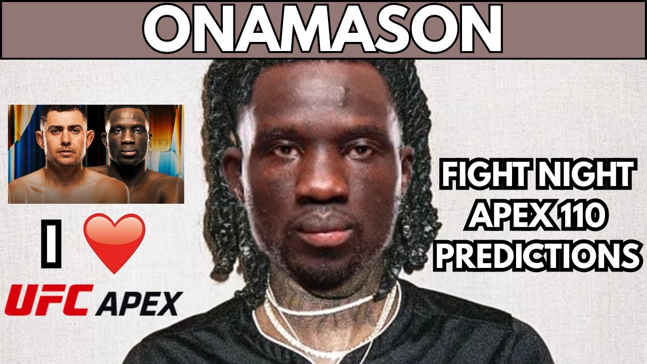 THE UFC'S LONG AWAITED RETURN TO THE APEX! UFC Fight Night Vegas 110 ...