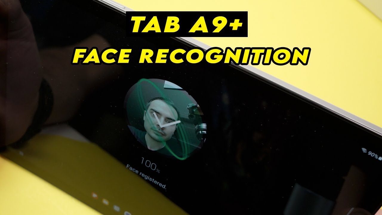 Samsung Tab A9+ : How to Setup Face Unlock - YouTube