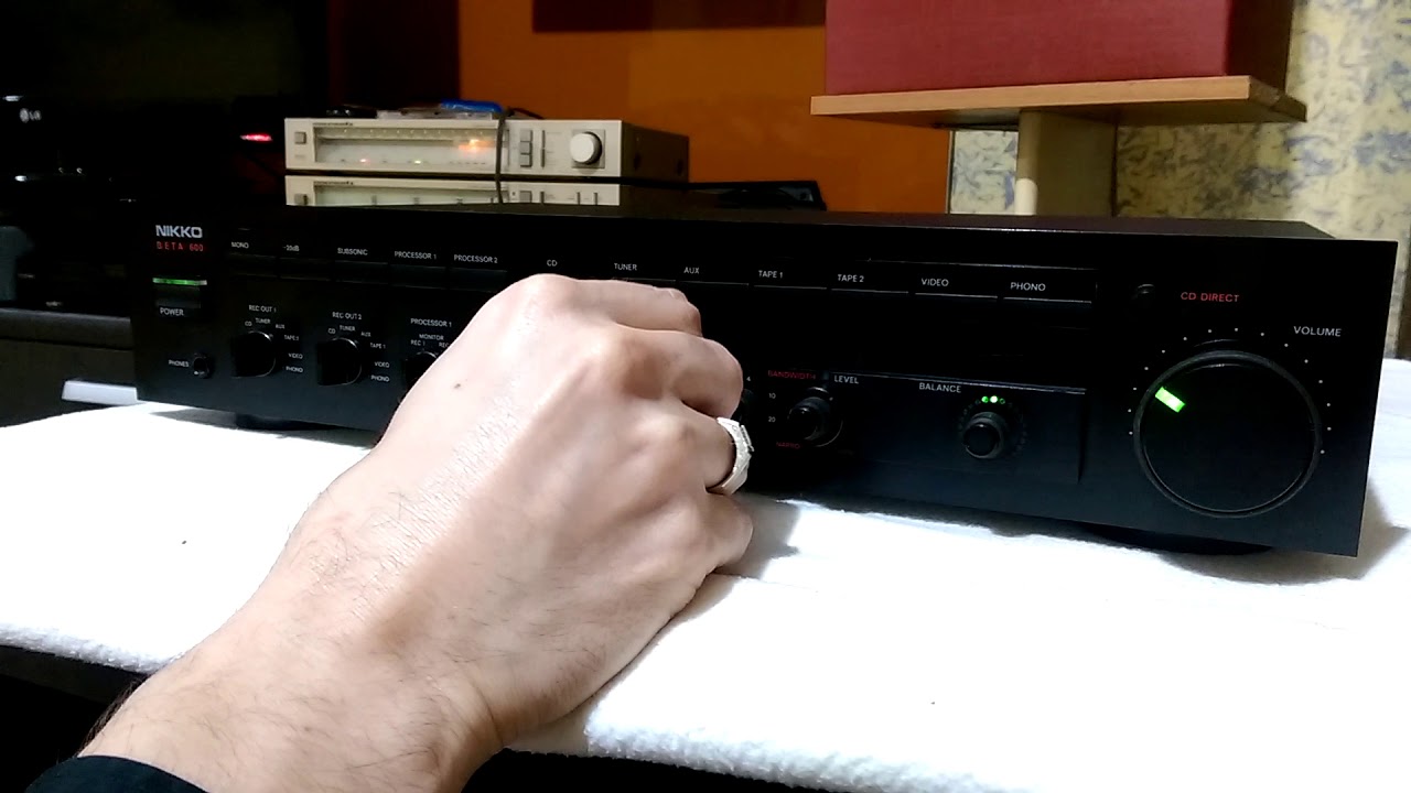 Preamplificatore NIKKO BETA 600 - TEST - YouTube