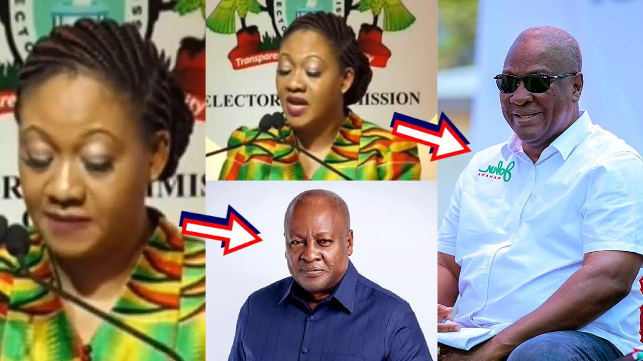 WATCH: Moment EC Chairperson Officially Declares John Mahama Winner for ...