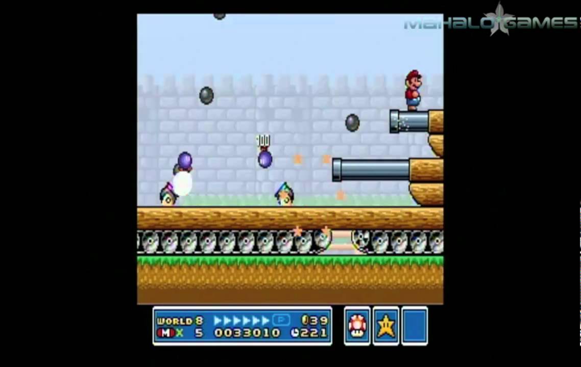 Super Mario Bros 3 - 8-Tank 2 - YouTube
