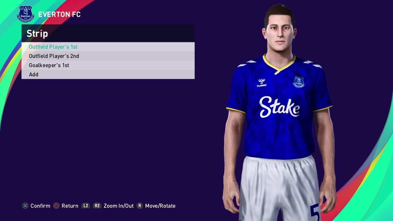 PES 2021 Season Update | Everton Home Kit 22-23 | [PS4/PS5] - YouTube