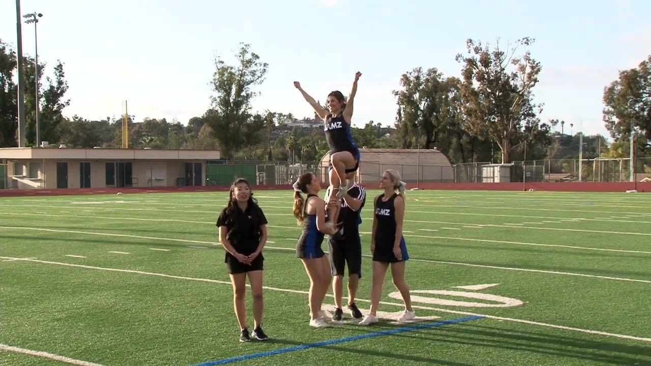 YCADA Cheer Scoring L1 High Range Stunt Skills - YouTube