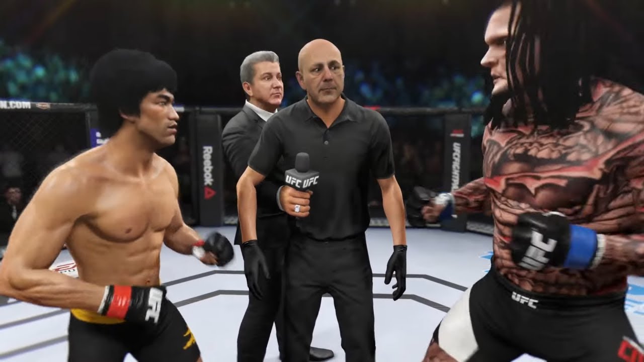 Bruce Lee vs. Dead Citizen - EA Sports UFC 2 - Dragon Fights 🔥🐲 - YouTube