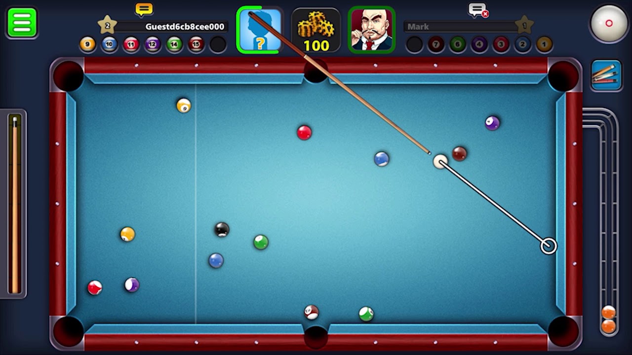 8 ball pool gameplay - YouTube