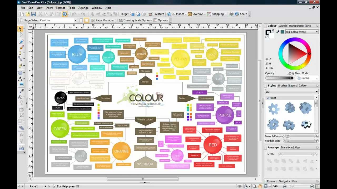 DrawPlus X5/X6 - Intro to Charts and Diagrams - YouTube