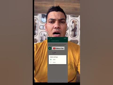 WhatsApp new update | Create Call Link How To Use @Manoj Saru @Tech Master Shorts - YouTube