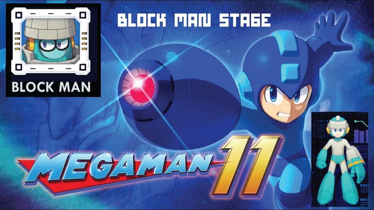 MEGA MAN 11 : BLOCK MAN STAGE Walkthrough - YouTube