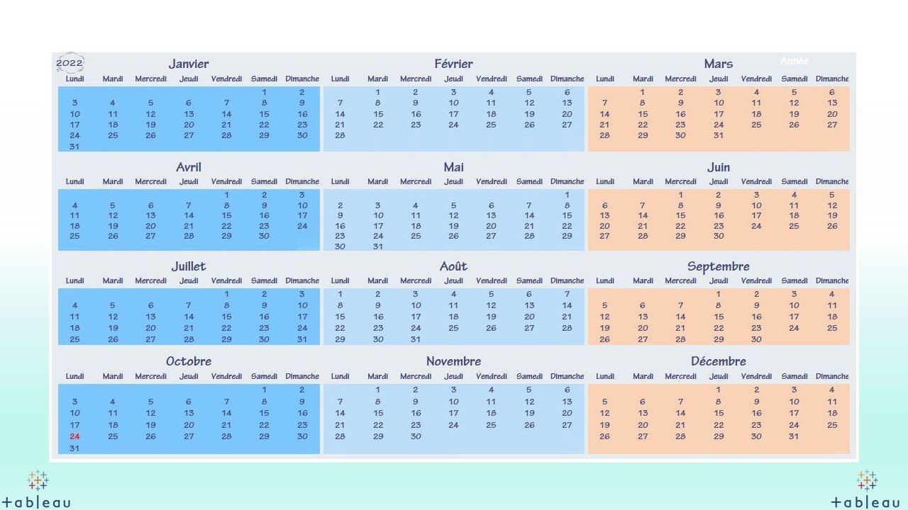 Créer un calendrier dans Tableau Desktop - Tableau Desktop #29 - YouTube