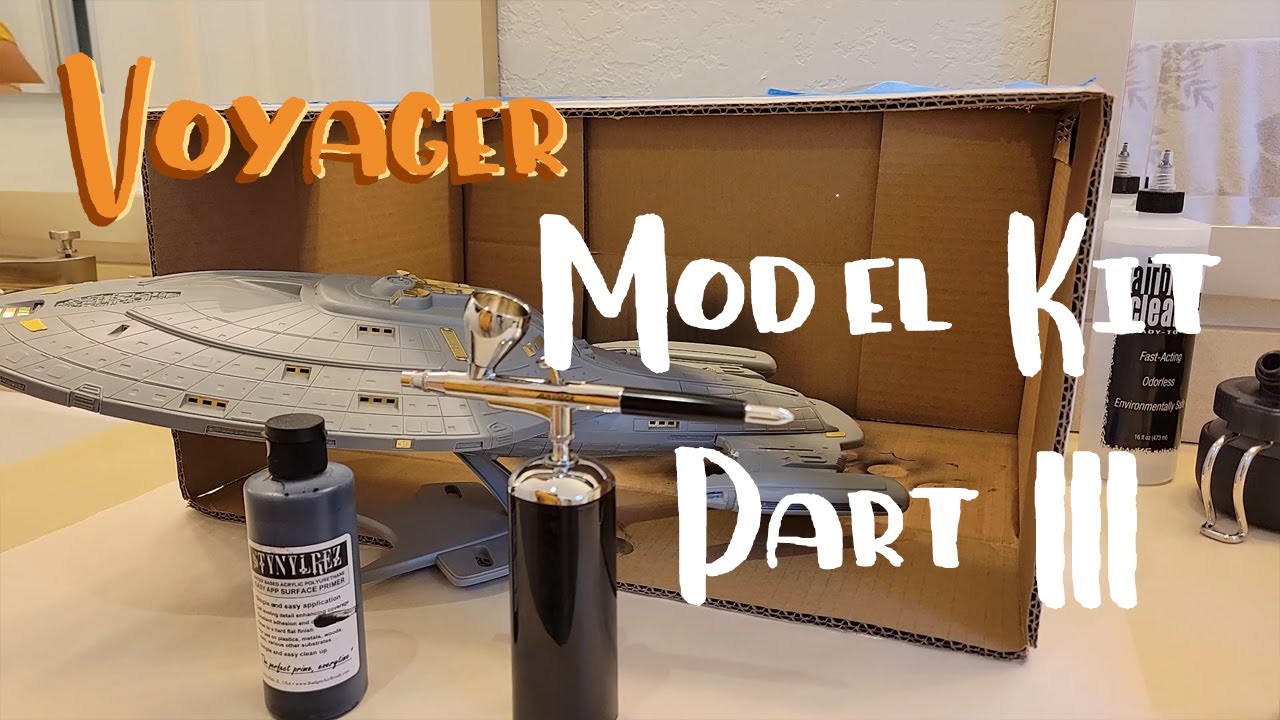 Voyager Model Kit part III - [Painting it Gold] - YouTube