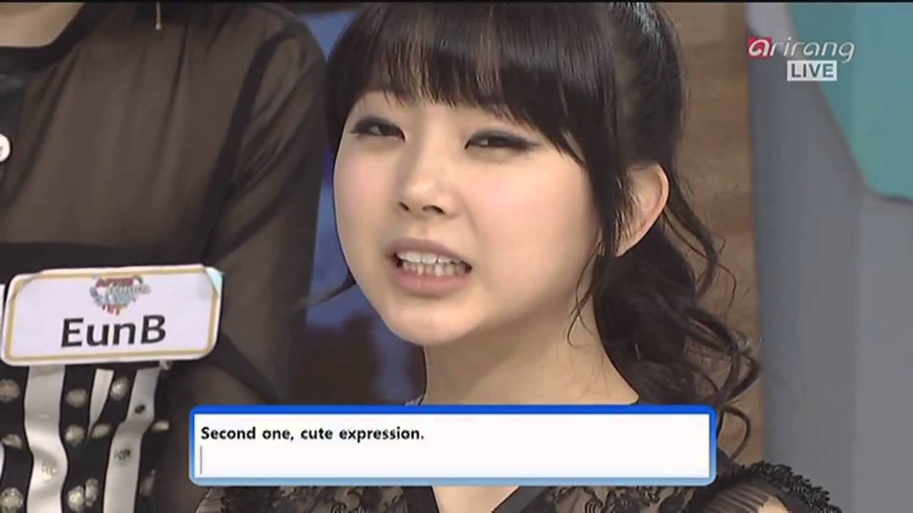 After School Club 03112014 Ladies' Code Zuny Facial Expressions - YouTube