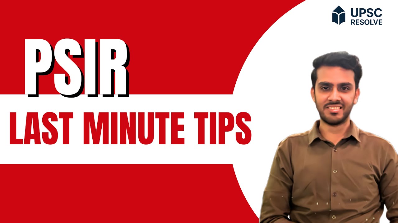 Score 280+ in PSIR Optional | PSIR Last Minute Tips 2025 #upsc #psir # ...