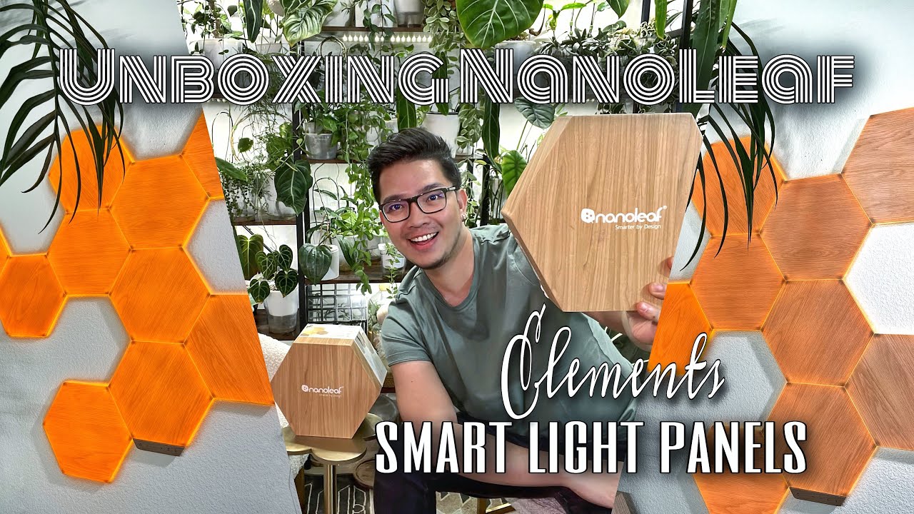 NanoLeaf Wood Panels | Unboxing & Set-up 🫶🏼 - YouTube