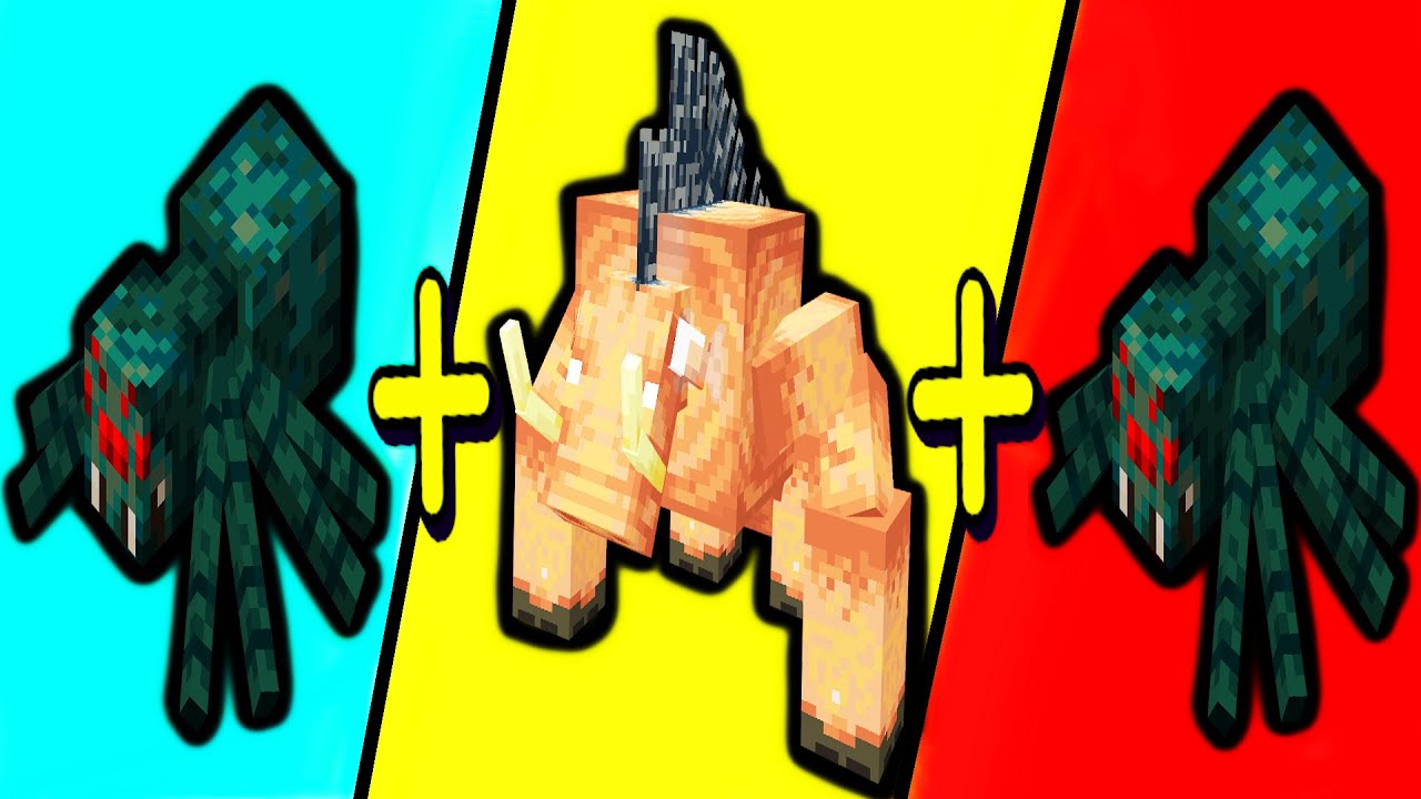 Cave Spider + Mutant Hoglin + Cave Spider = ??? - YouTube