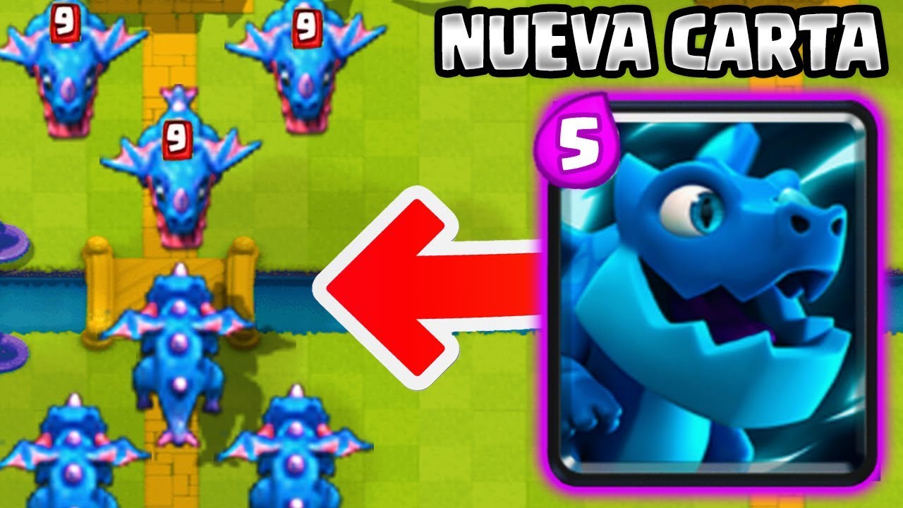 NUEVO DRAGON ELECTRICO en ACCION! | NUEVA CARTA de CLASH ROYALE | NEW ...