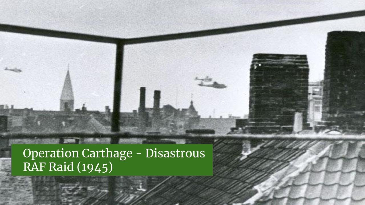 World War 2 - Operation Carthage - Disastrous RAF Raid On Gestapo HQ ...