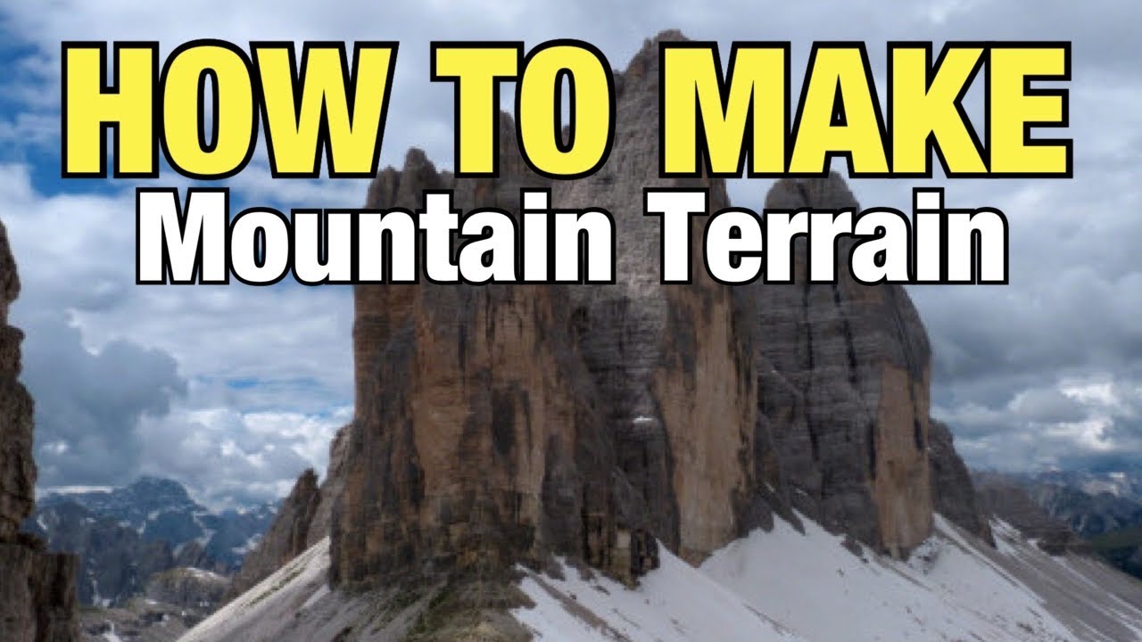 How to make Mountain Terrain - YouTube