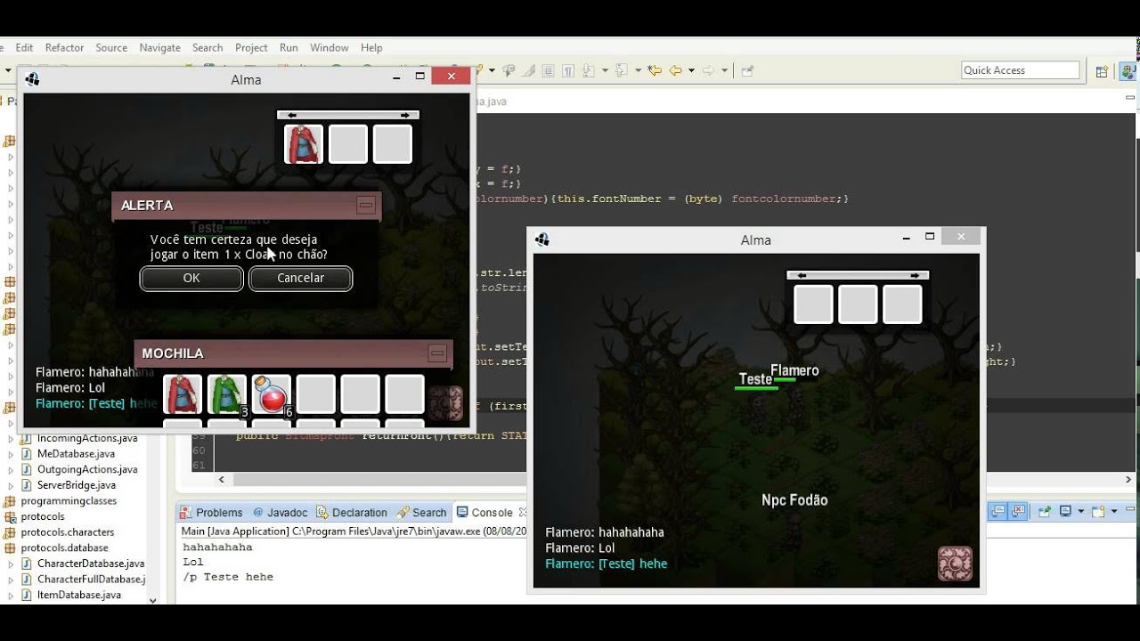 Java Libgdx MMORPG Server Under Construction - YouTube