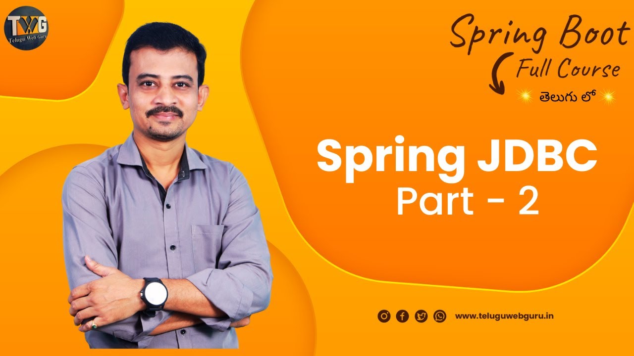 Spring jdbc part II - YouTube