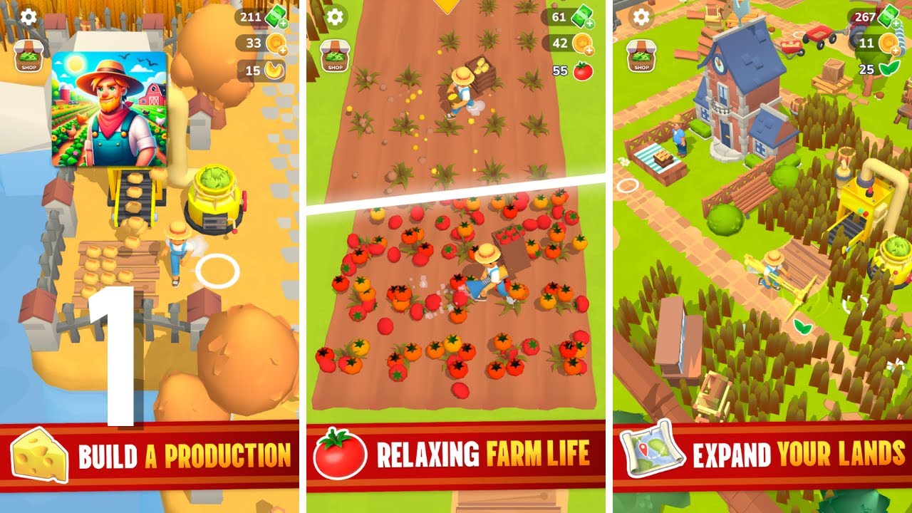 Little Farm Story: Idle Tycoon Gameplay Walkthrough Part 1 (Android ...