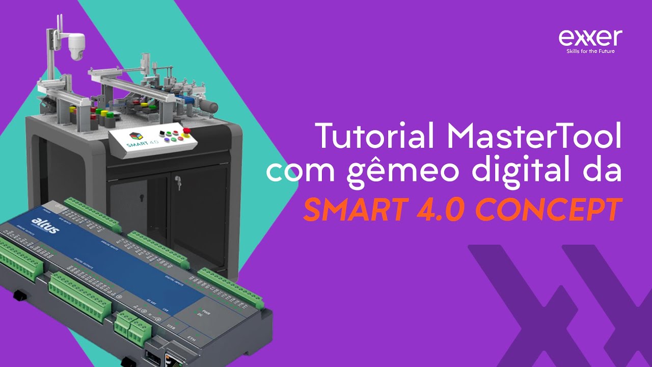 Tutorial MasterTool com Gêmeo Digital da SMART 40 Concept - YouTube