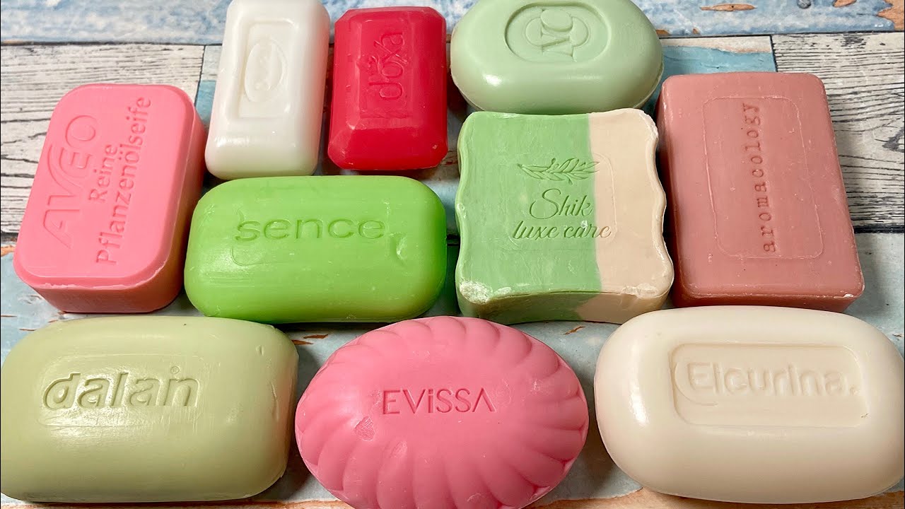 ASMR soap cutting Резка мыла АСМР #relaxtime - YouTube