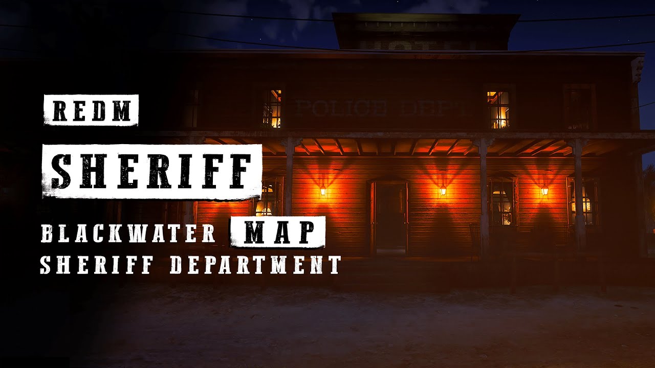 Blackwater Sheriff Departmant REDM MLO/MAP - YouTube