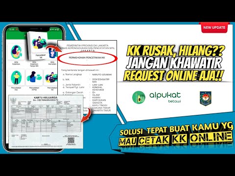 Cara cetak KK online - YouTube