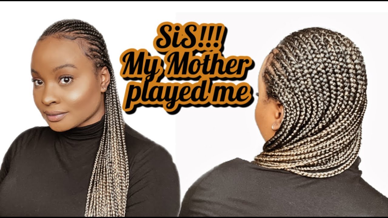 Two Layer Cornrows - Easy Protective Style | Miss Ola - YouTube