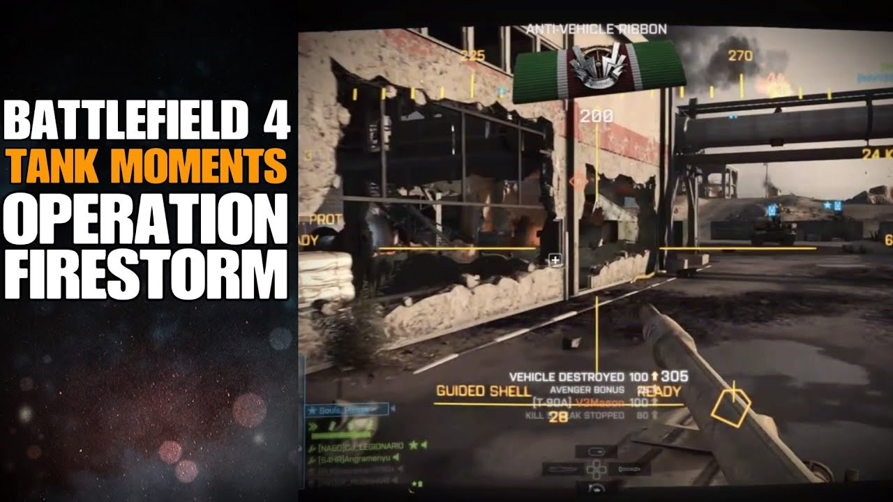 BATTLEFIELD 4: Tank Gameplay at Operation Firestorm - YouTube