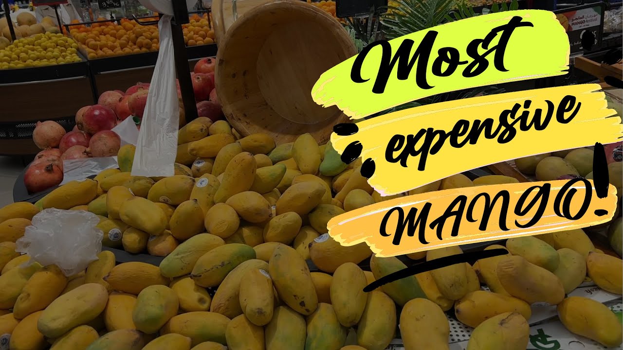 Expensive Pakistani Mango in Carrefour - YouTube