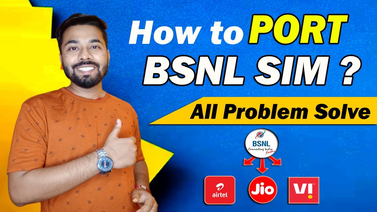 BSNL me PORT kaise kare? BSNL me PORT ka massage kaise bheje? How to ...