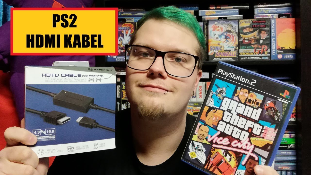 30$ PlayStation 2 Hyperkin HDMI Kabel / PS2 PAL/NTSC - DEUTSCH - YouTube