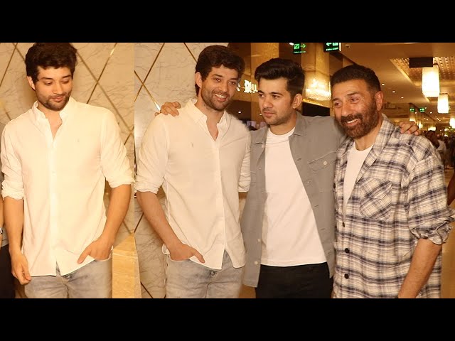 Sunny Deol Son Karan And Rajbir