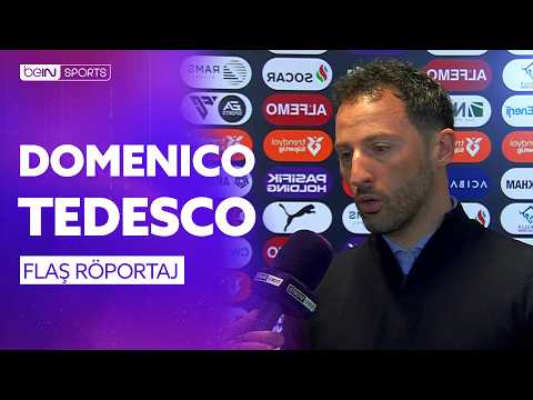Galatasaray - Fenerbahçe Maç Sonu Teknik Direktör Domenico Tedesco'nun Açıklamaları