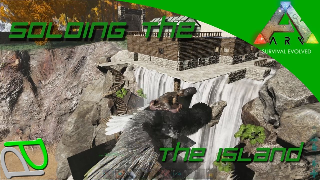 Waterfall Cabin! Soloing the Ark S2E15 - YouTube