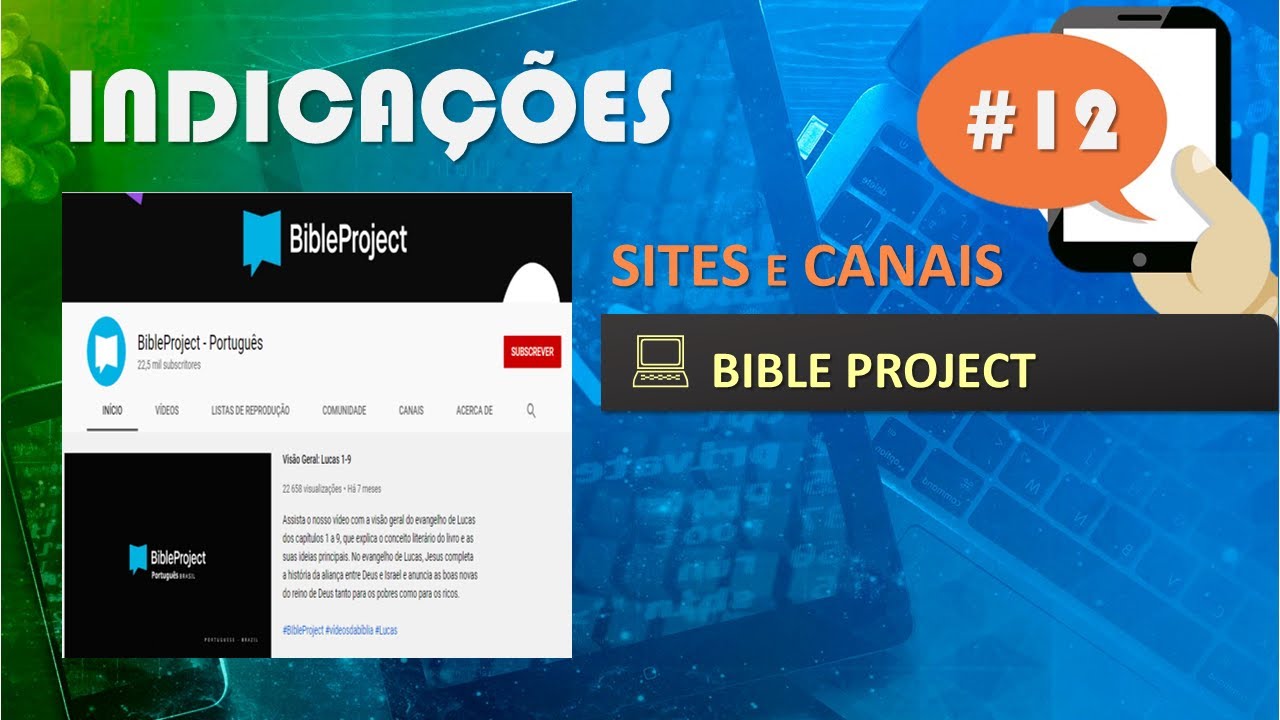 CANAL E SITE DO BIBLE PROJECT - YouTube