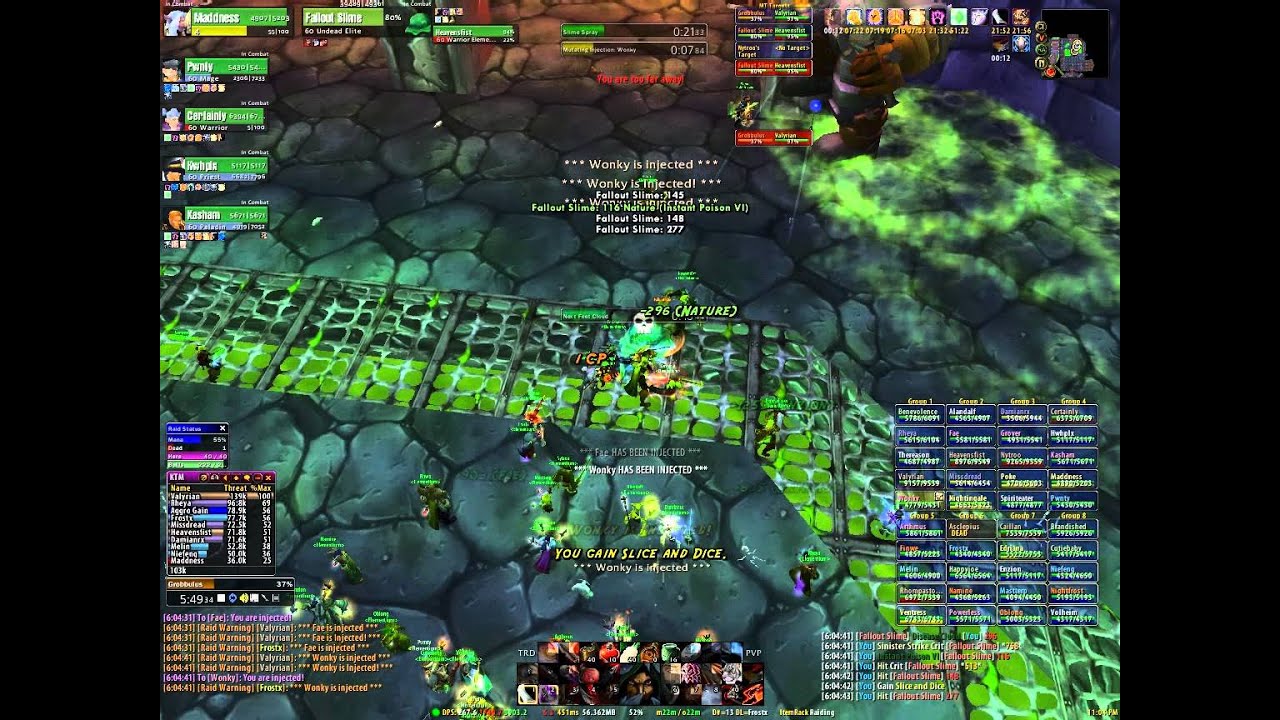 Grobbulus - Original Naxxramas - Rogue PoV - World of Warcraft - YouTube