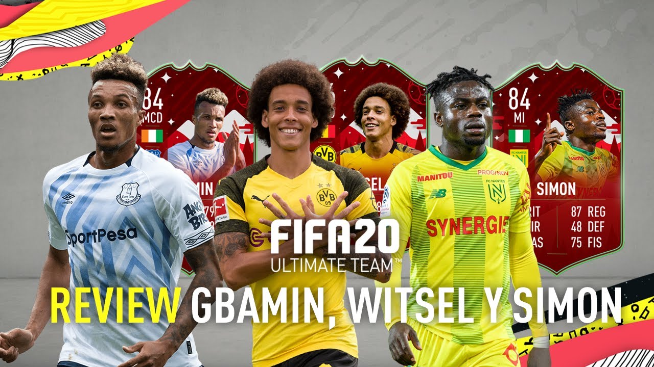 FIFA 20 | ¿GBAMIN, WITSEL Y SIMON FUTMAS MERECEN LA PENA? (REVIEW ...
