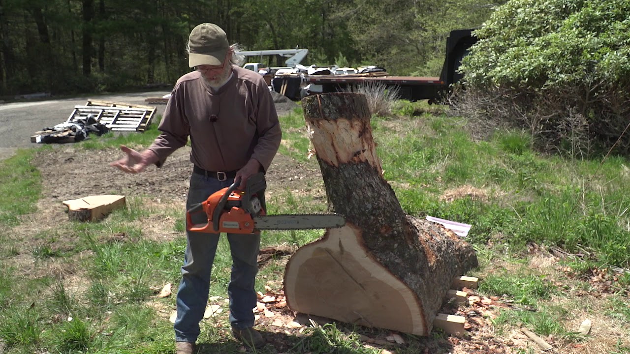 TIPS Season 3 - Episode 5: How to sharpen and rip with a chainsaw - YouTube