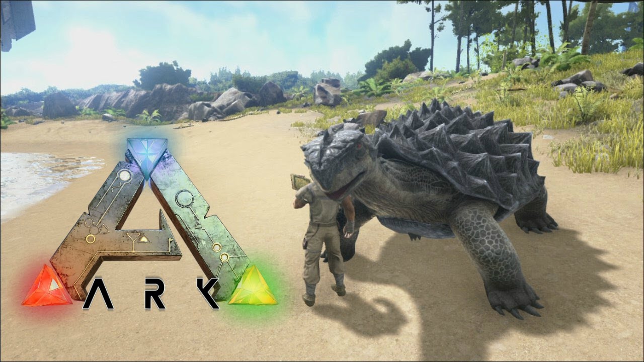 Ark Survival Evolved (Abusive Rengar, We Tamed a Turtle!!!, Turtle OP ...