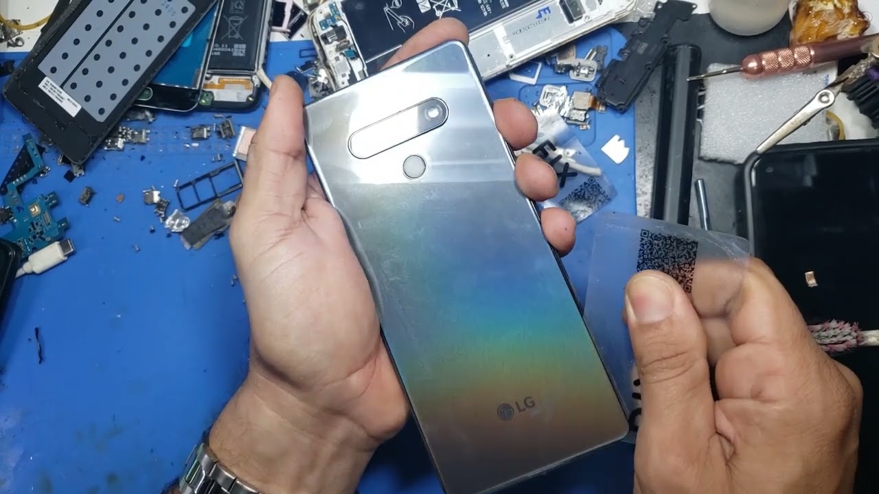 abrir desmontar lg k71 - YouTube