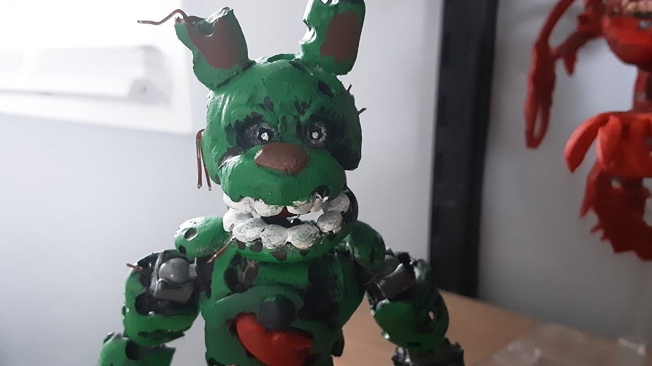 custom spring trap figure from fnaf 3 (version 7) - YouTube
