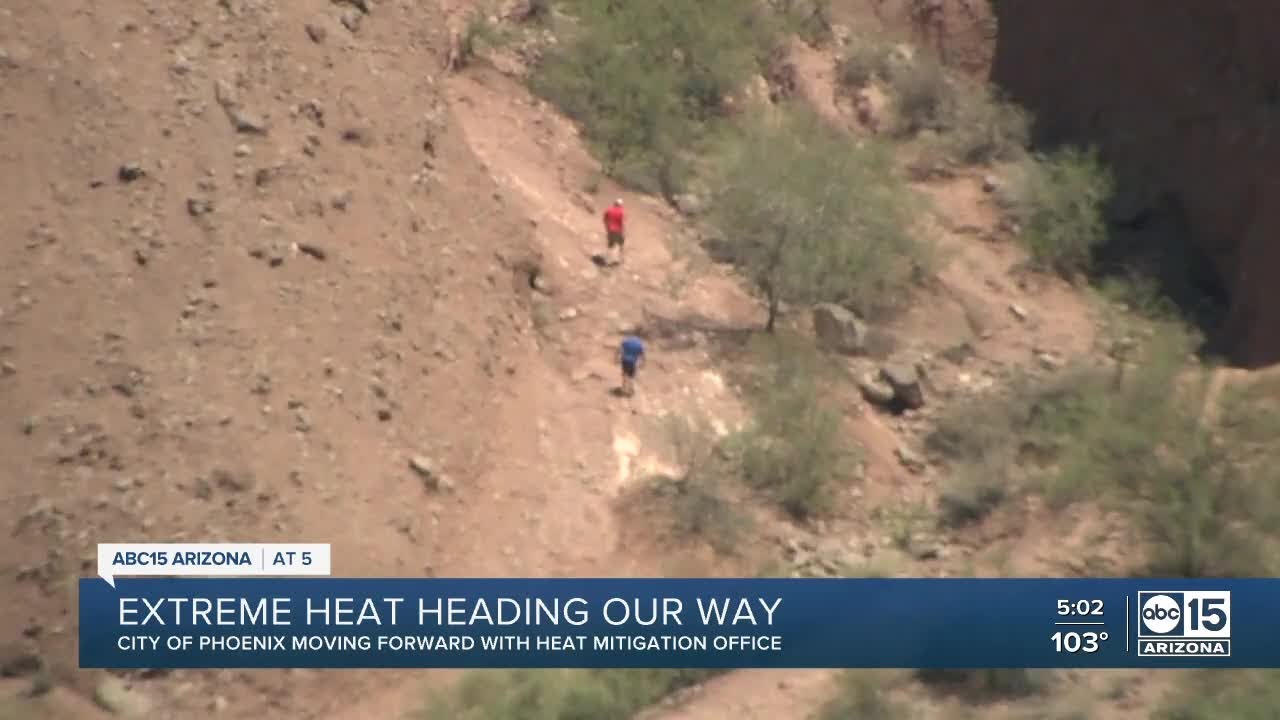 City of Phoenix moving forward with heat mitigation office - YouTube