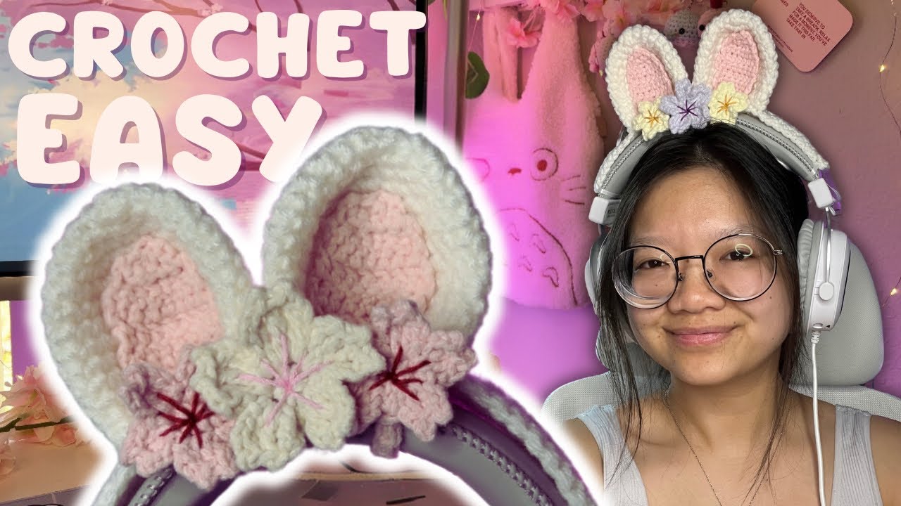 Bunny Accessory Headphones Cover | Rabbit Ears for Headset | EASY ...