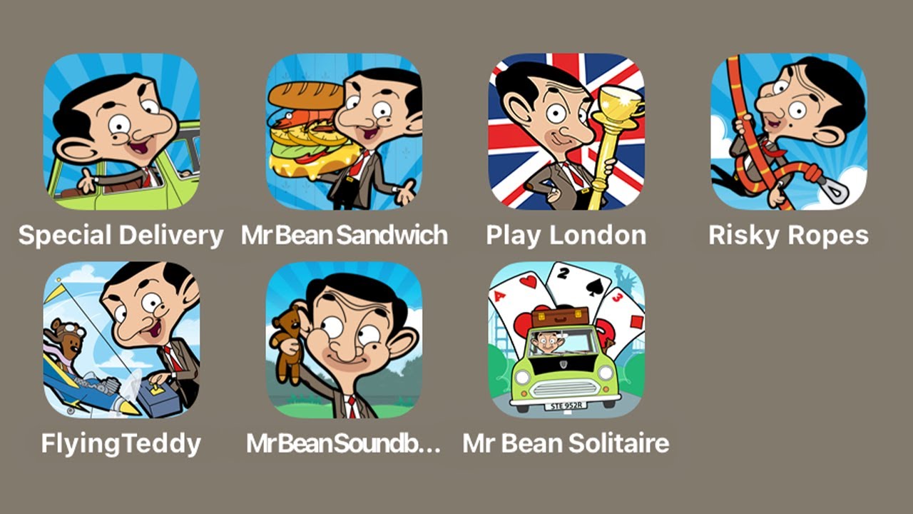 Mr Bean Special Delivery,Mr Bean Sandwich,Play London,Risky Ropes ...